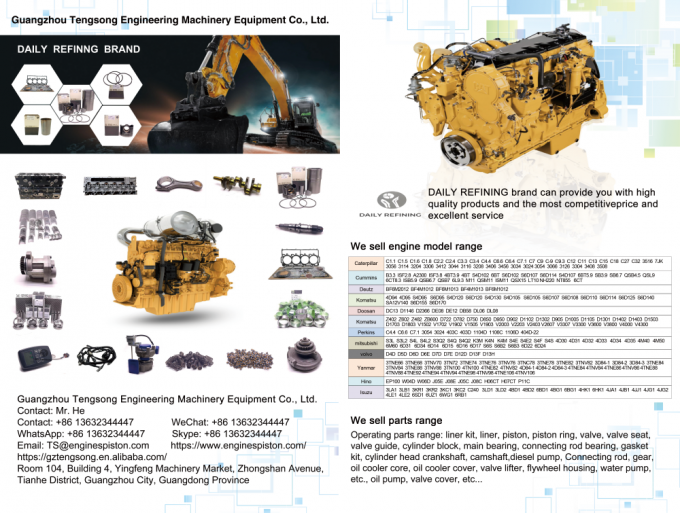 3066 3064 S6K Piston kit For Engine Parts 34317-07500 5I-7537